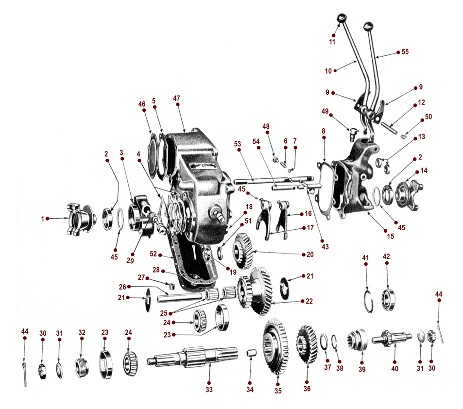 Transfer Case – Willys MB Dana 18 4x4 Jeep WWII
