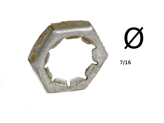 BOLTS 01 ENGINE: LOCK NUT CONNECTING ROD CAP BOLT 7/16